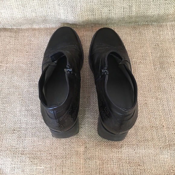 iXOs | Shoes | Ixos Black Leather Ankle Bootie Made In Italy | Poshmark